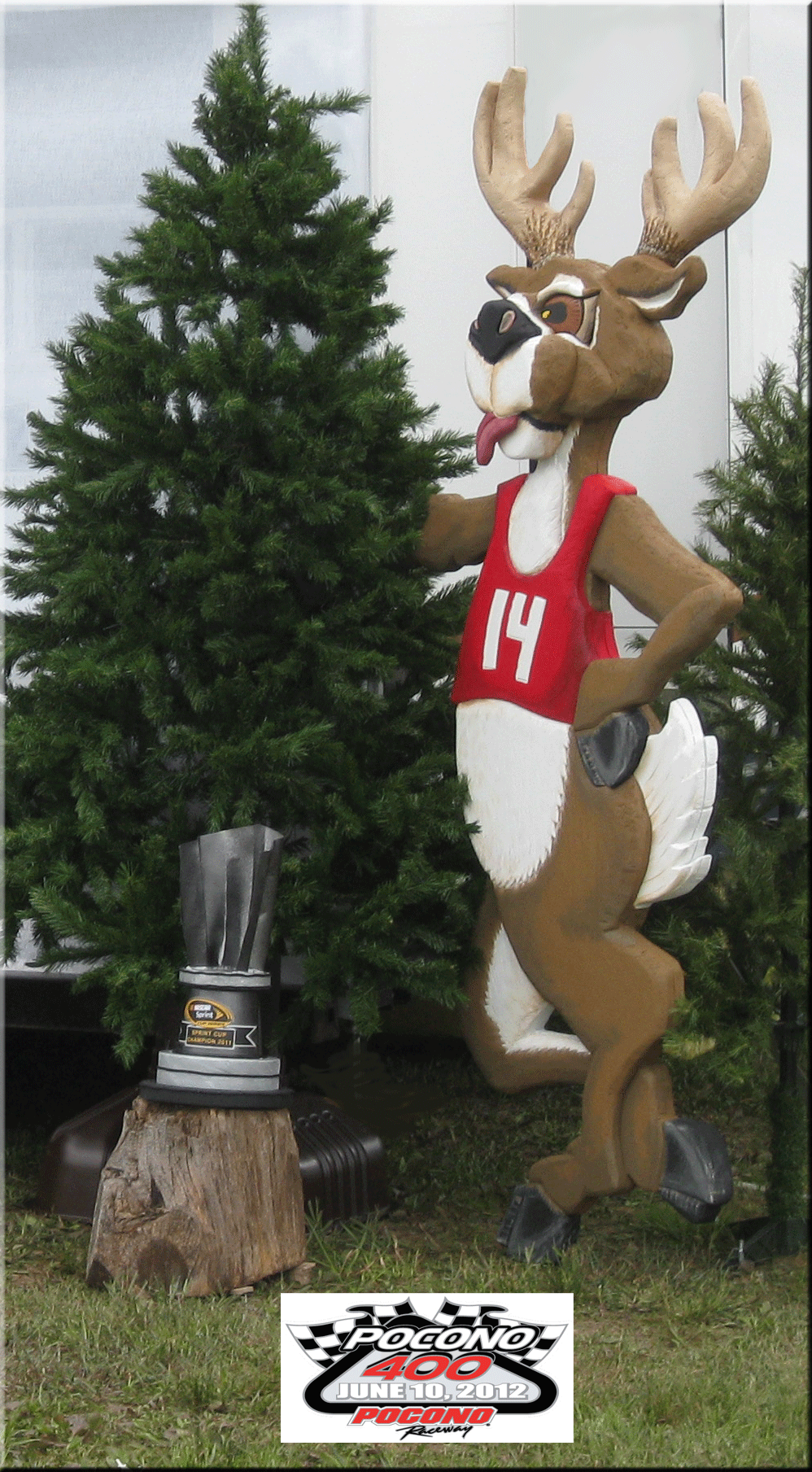 DEER goes with THE HUNT IS ON - Pocono Raceway - The Tricky Triangle