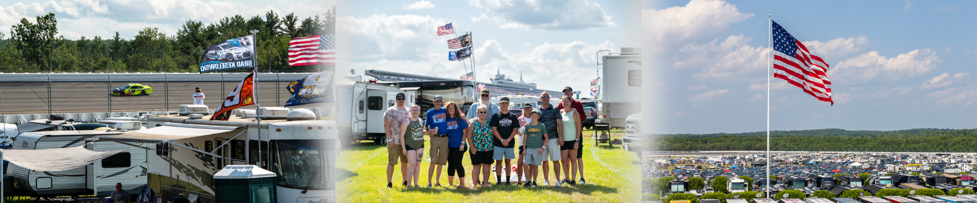 NASCAR CAMPING - Pocono Raceway - The Tricky Triangle