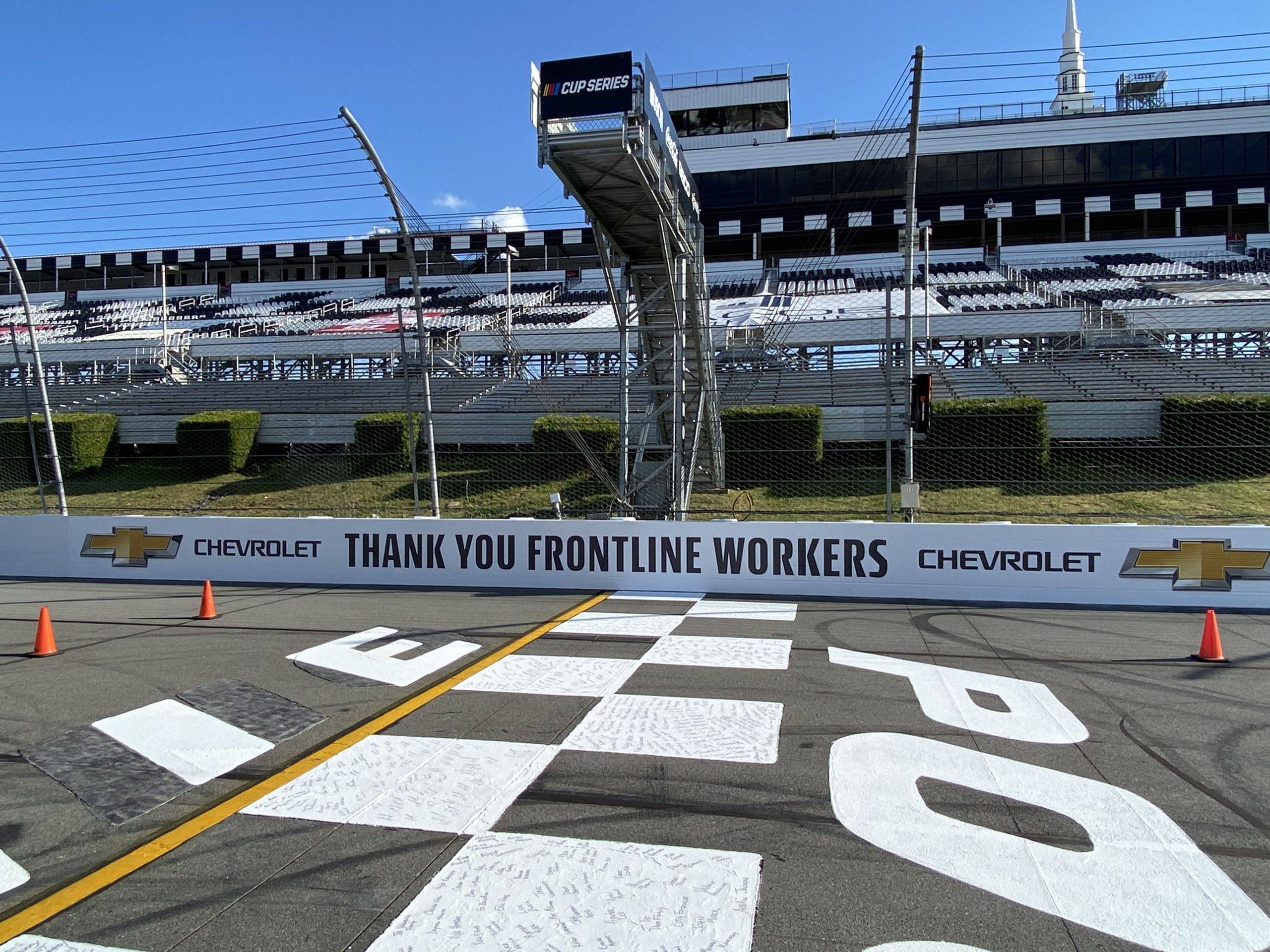 Sign The Start/Finish Line - Pocono Raceway - The Tricky Triangle
