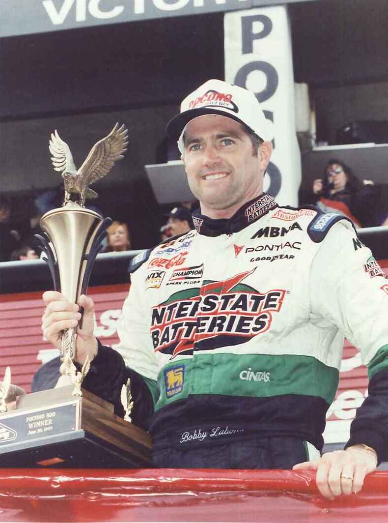 Bobby Labonte: I just sailed it in on the outside through the Tunnel ...