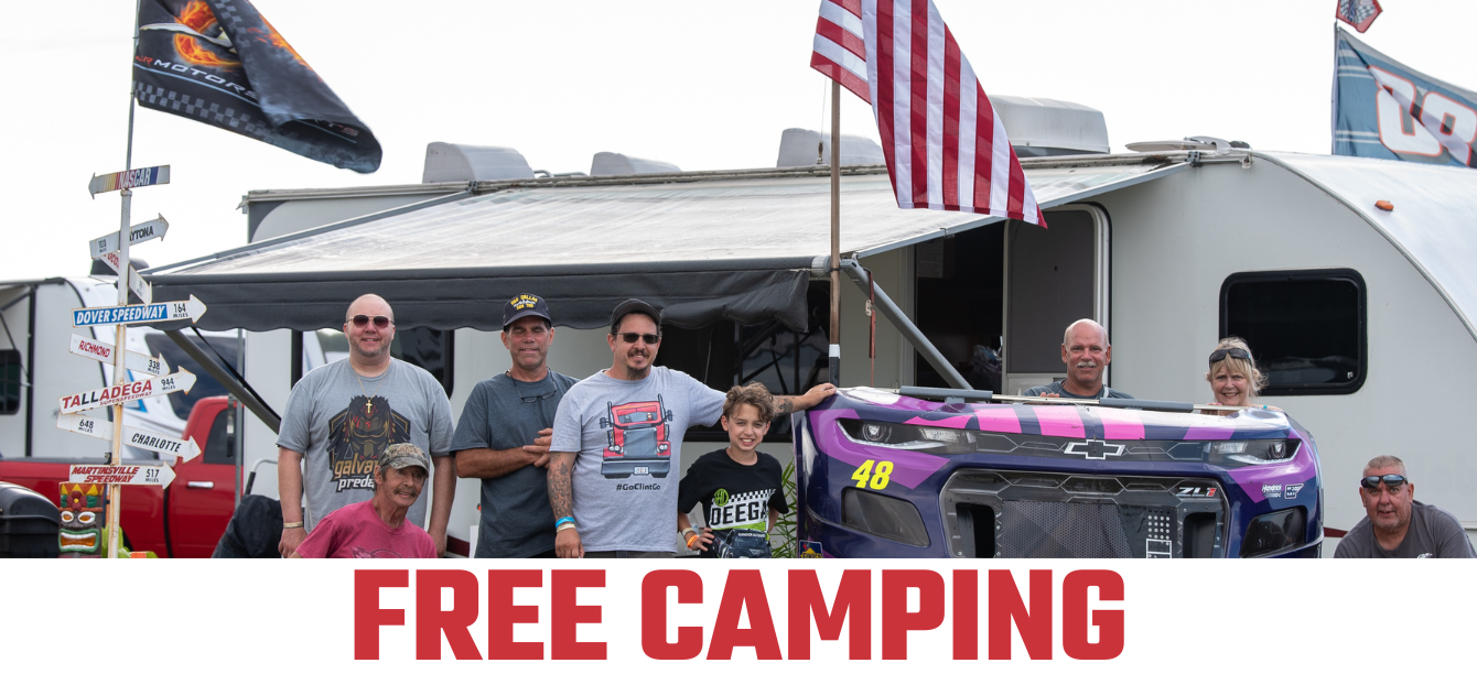 Free Camping - Pocono Raceway - The Tricky Triangle