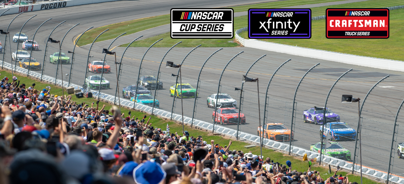 2024 NASCAR Weekend Schedule - July 12-14 - Pocono Raceway - The Tricky ...